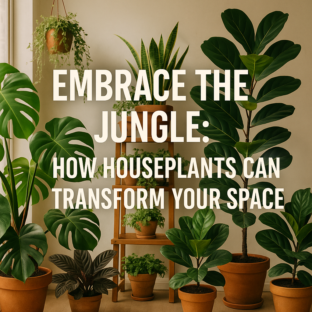 Embrace the Jungle: How Houseplants Can Transform Your Space – The ...